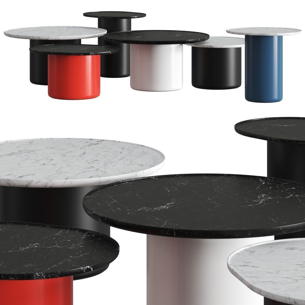 B and B Italia Button Coffee Tables 3D model | CGTrader