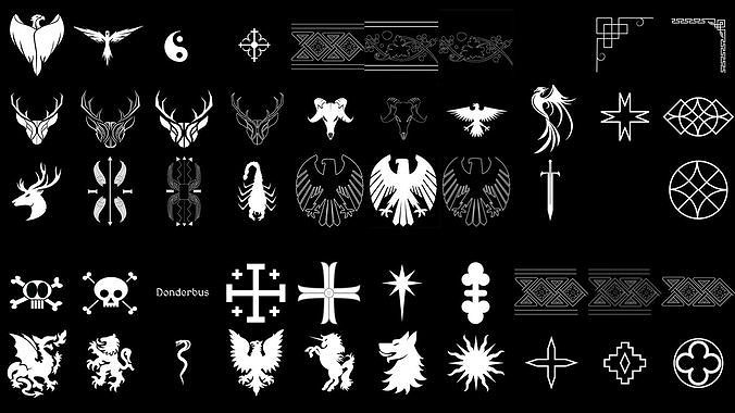 Various alphas and normal maps free Texture | CGTrader