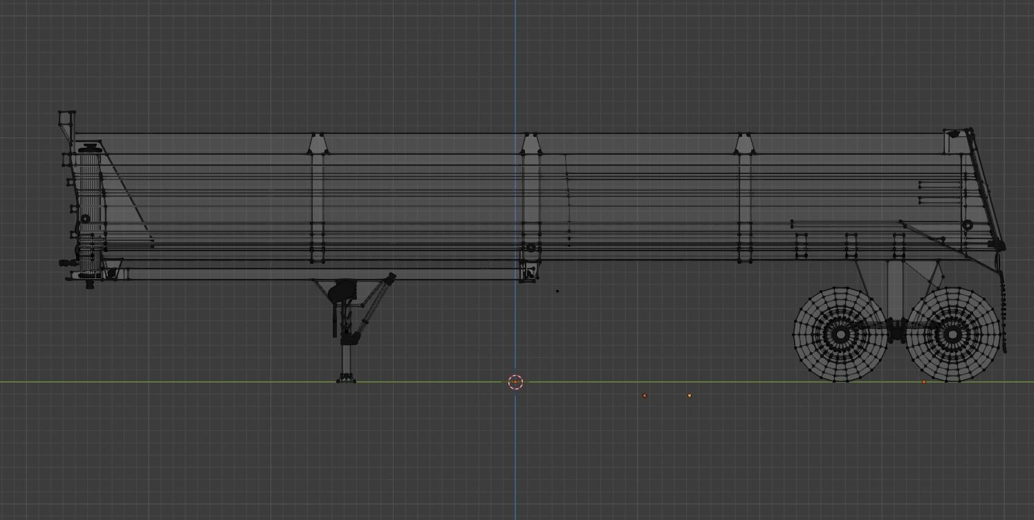 3D model Trailer Lufkin 2000 Dump VR / AR / low-poly | CGTrader