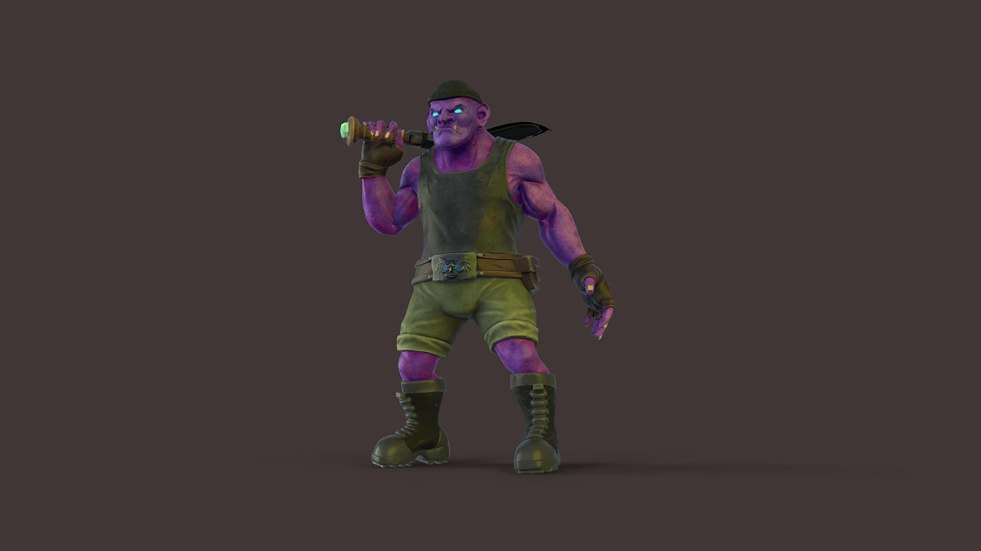 3D model Orc Bandit VR / AR / low-poly | CGTrader