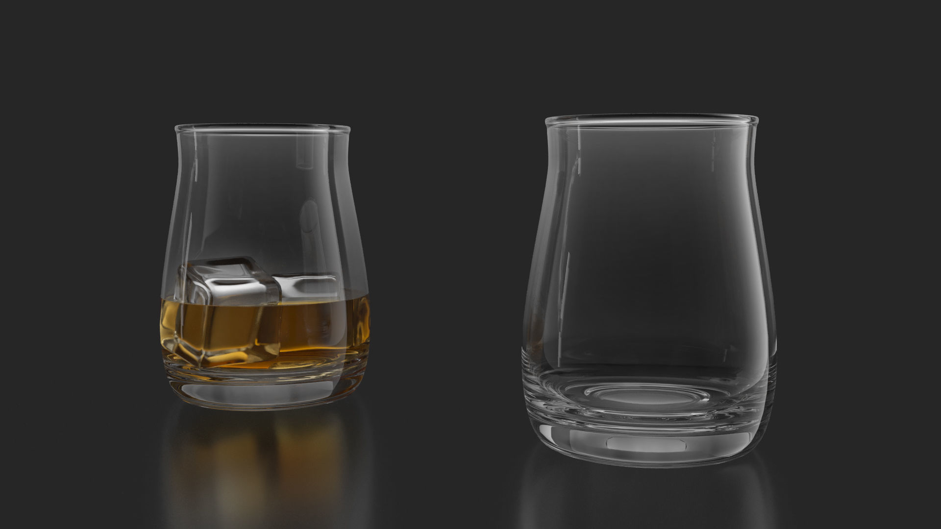 21 Whiskey Alcohol Glass with drink Set Pack Printed 3D model | CGTrader
