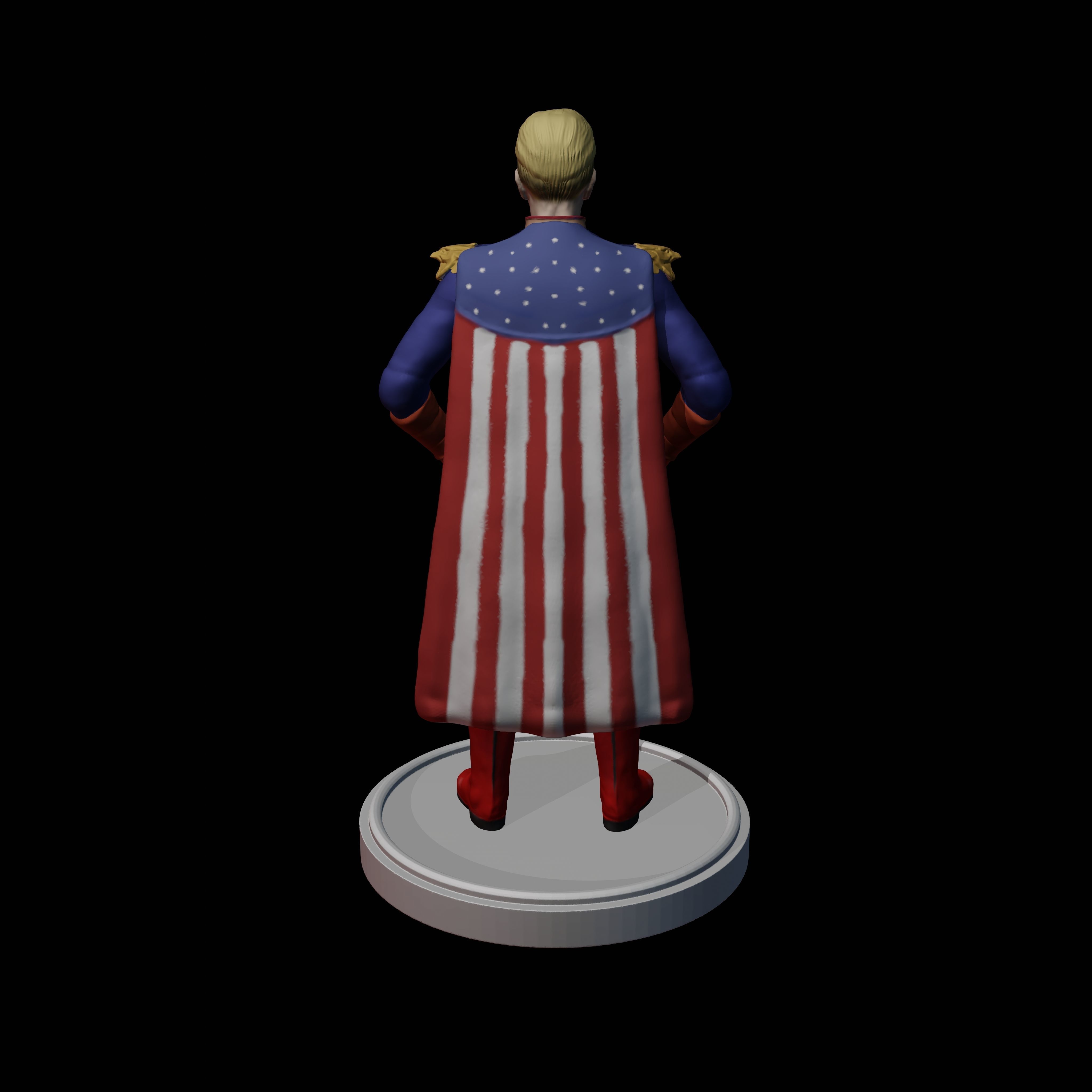 Homelander free 3D model 3D printable | CGTrader