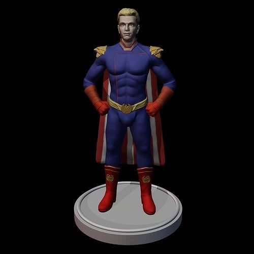 Homelander free 3D model 3D printable | CGTrader