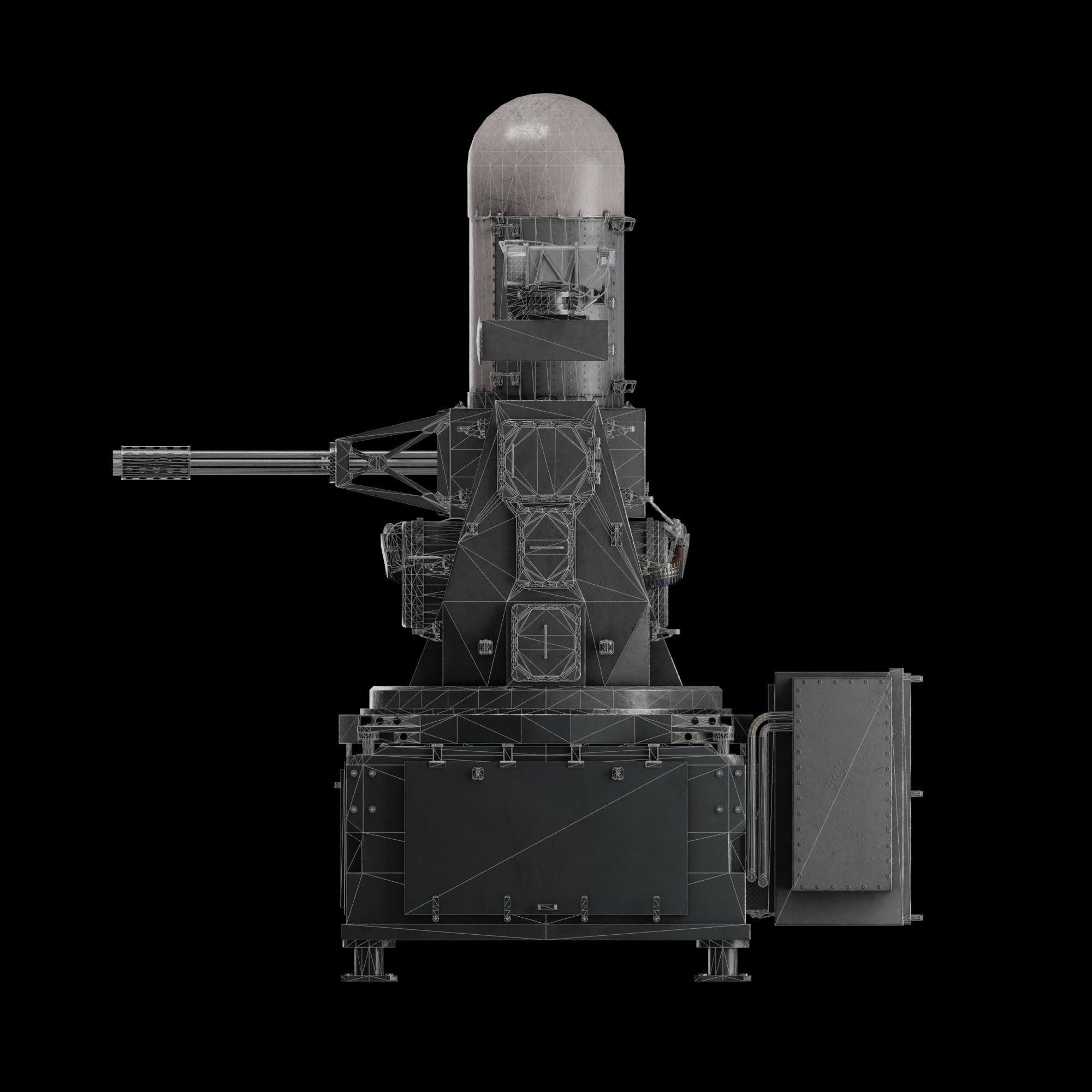 3D model Phalanx CIWS VR / AR / low-poly | CGTrader