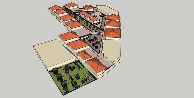 SHOPPING MALL 3D model 3D printable | CGTrader