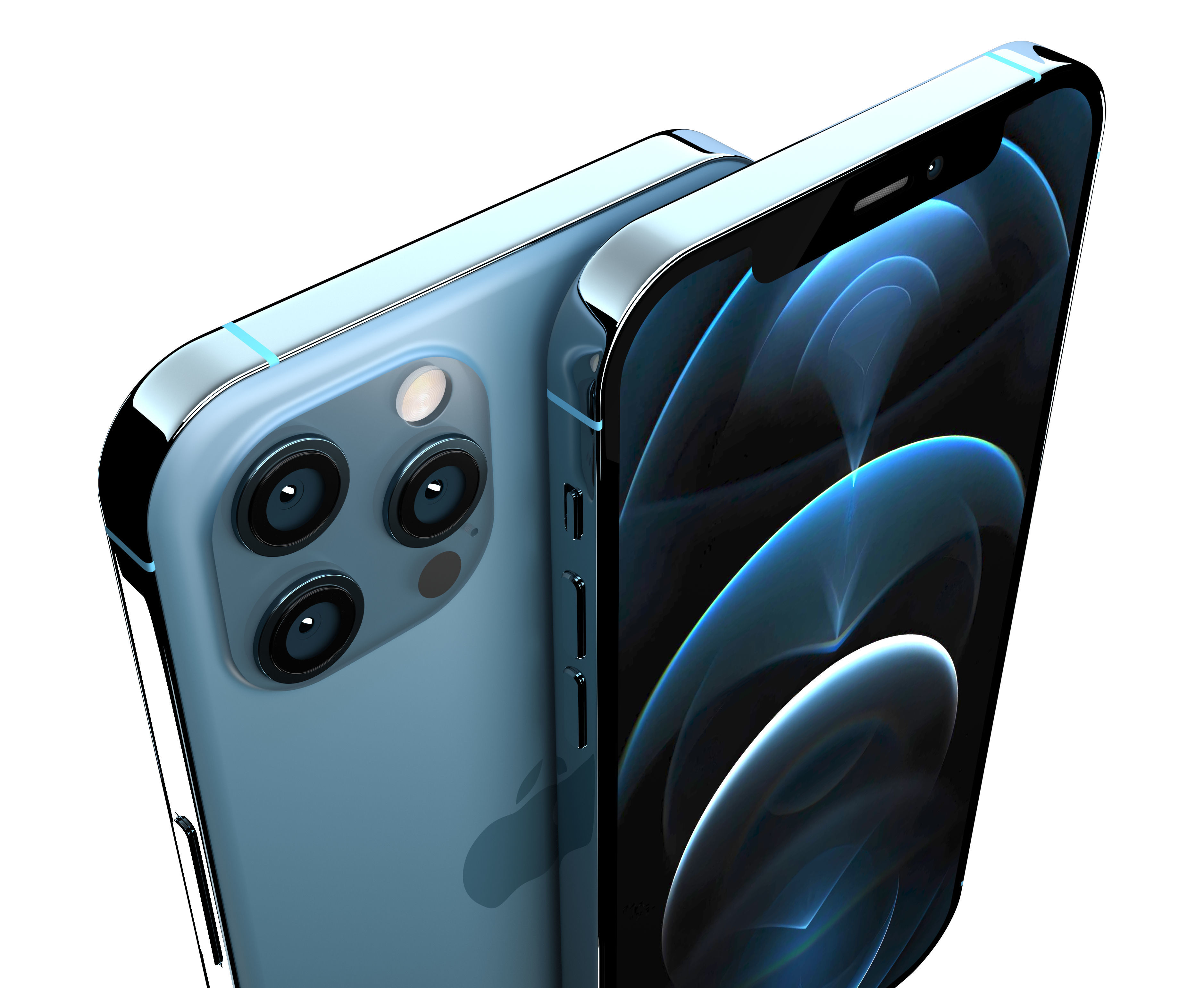 3D model Apple iPhone 12 Pro and Pro Max Collection VR / AR / low-poly ...