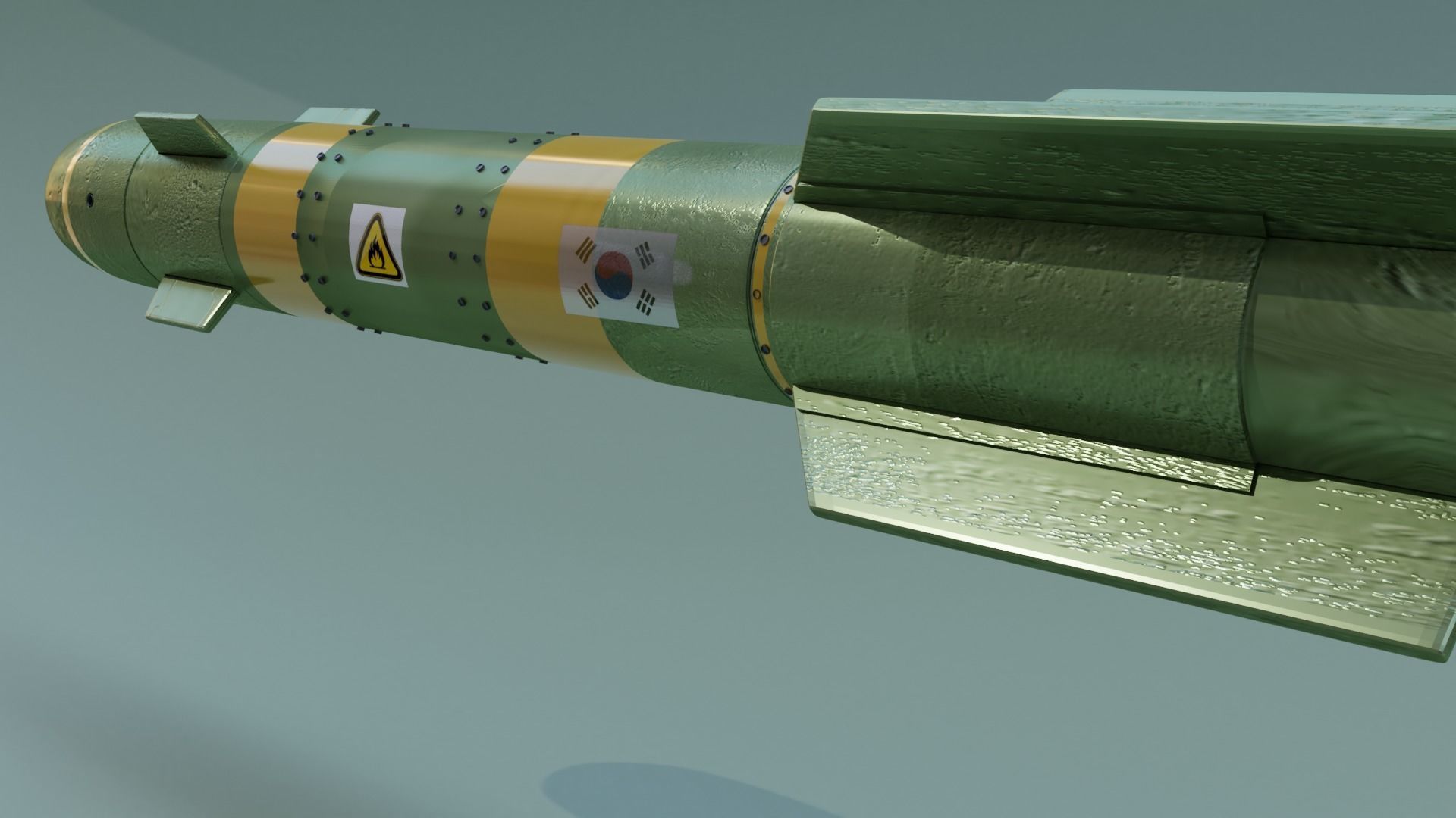 Hell fire missile 3D model | CGTrader