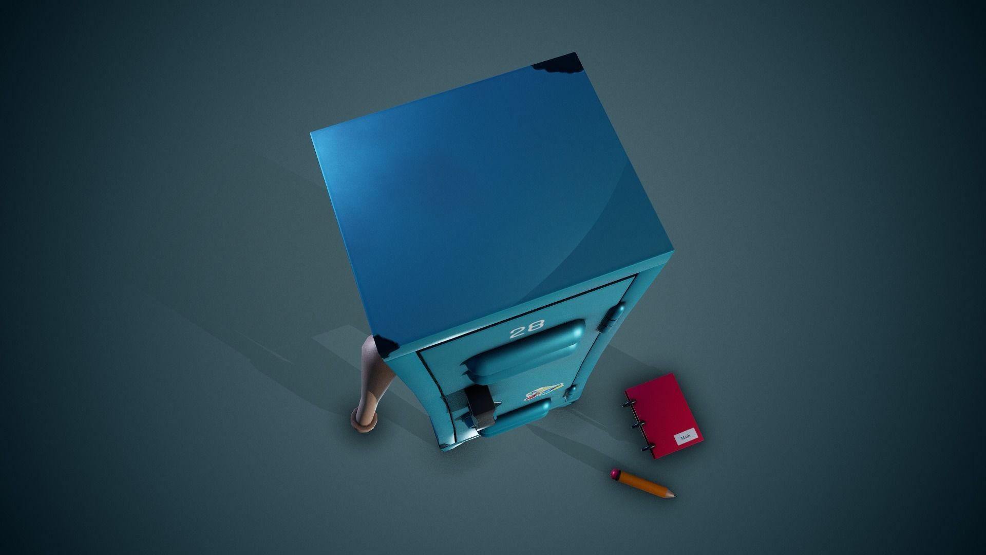 3D model Stylized Locker - Tutorial Included VR / AR / low-poly | CGTrader