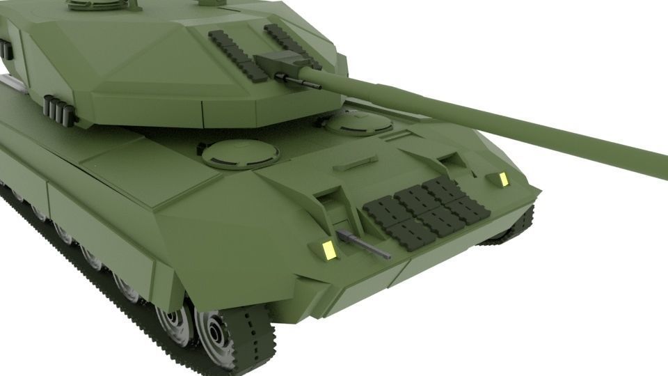 3D model MK-77 Mayan - Main Battle Tank Concept BMT VR / AR / low-poly ...