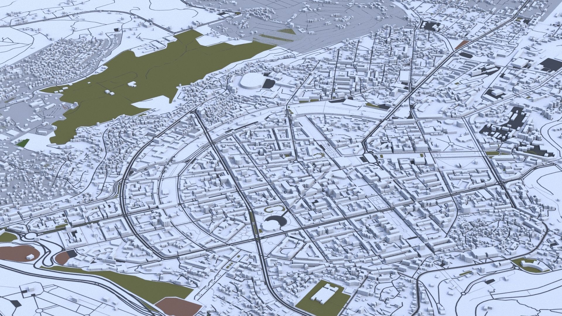 3D model Yerevan low-poly 3D model VR / AR / low-poly | CGTrader