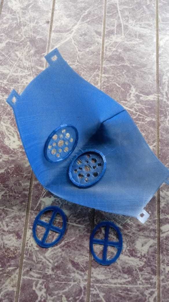 Anti Covid Mask free 3D model 3D printable | CGTrader