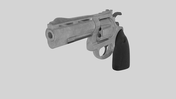 Revolver 3D 3D model | CGTrader
