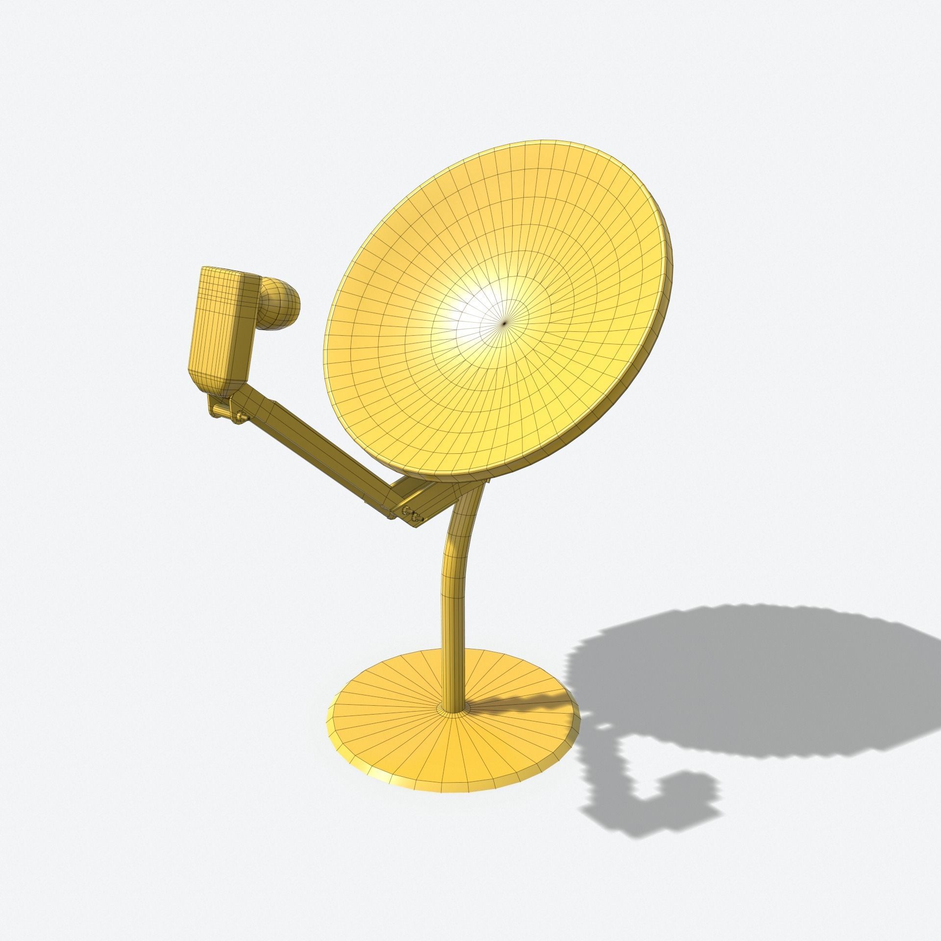 3D model Small Satellite Dish VR / AR / low-poly | CGTrader