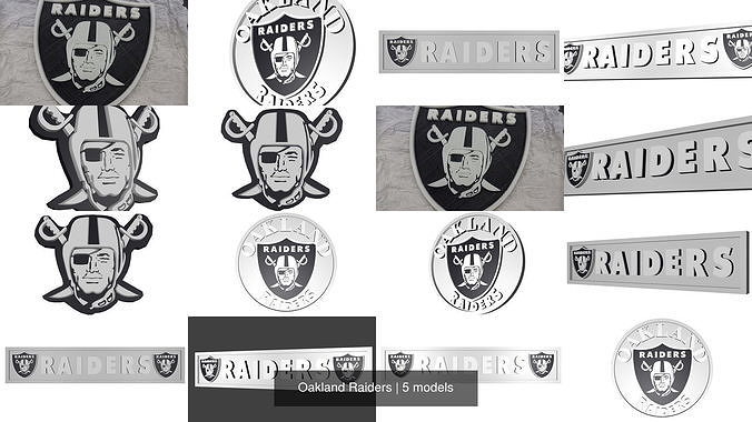 Oakland Raiders 3D Model Collection | CGTrader