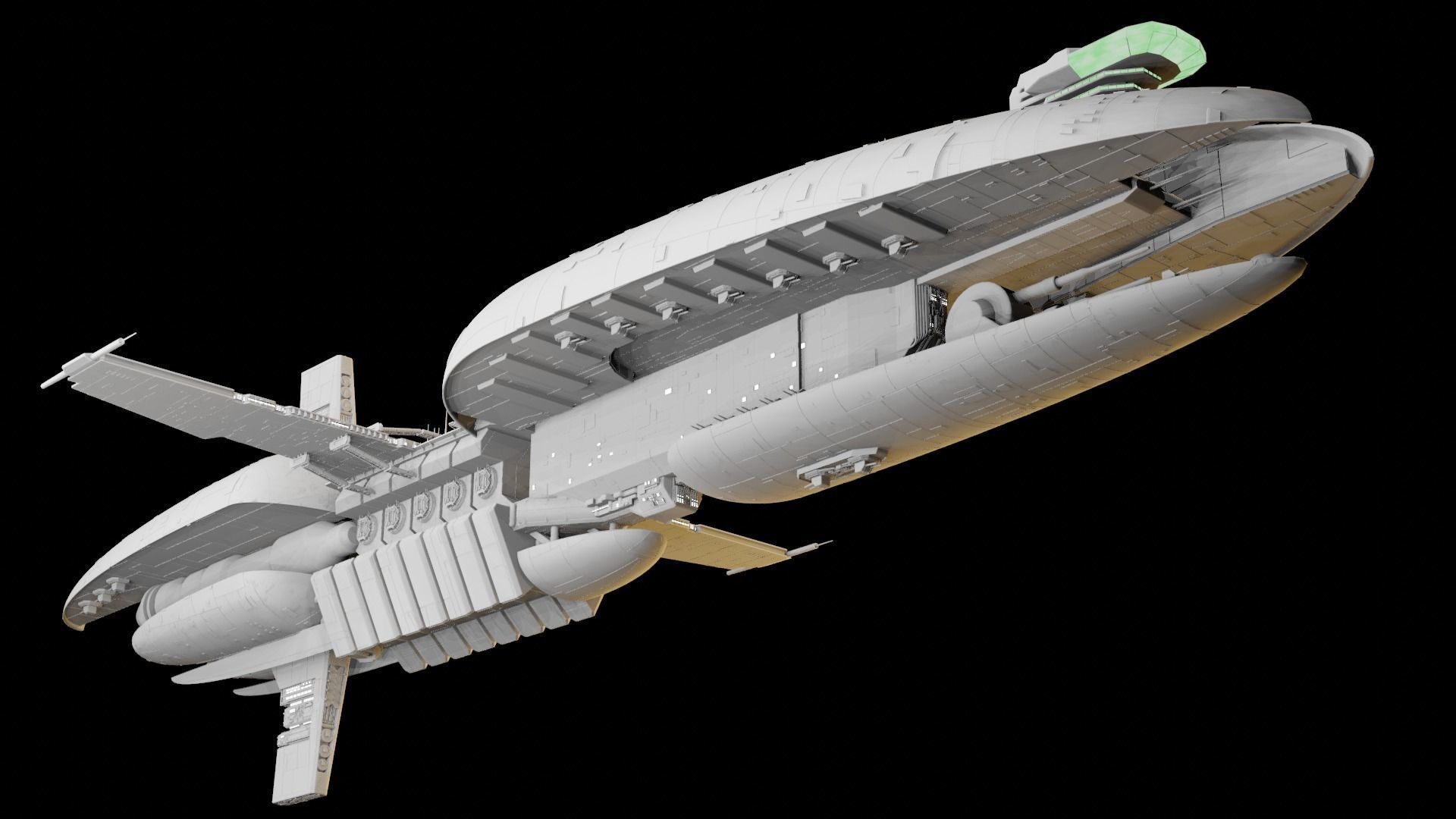Munificent-class star frigate 3D model | CGTrader