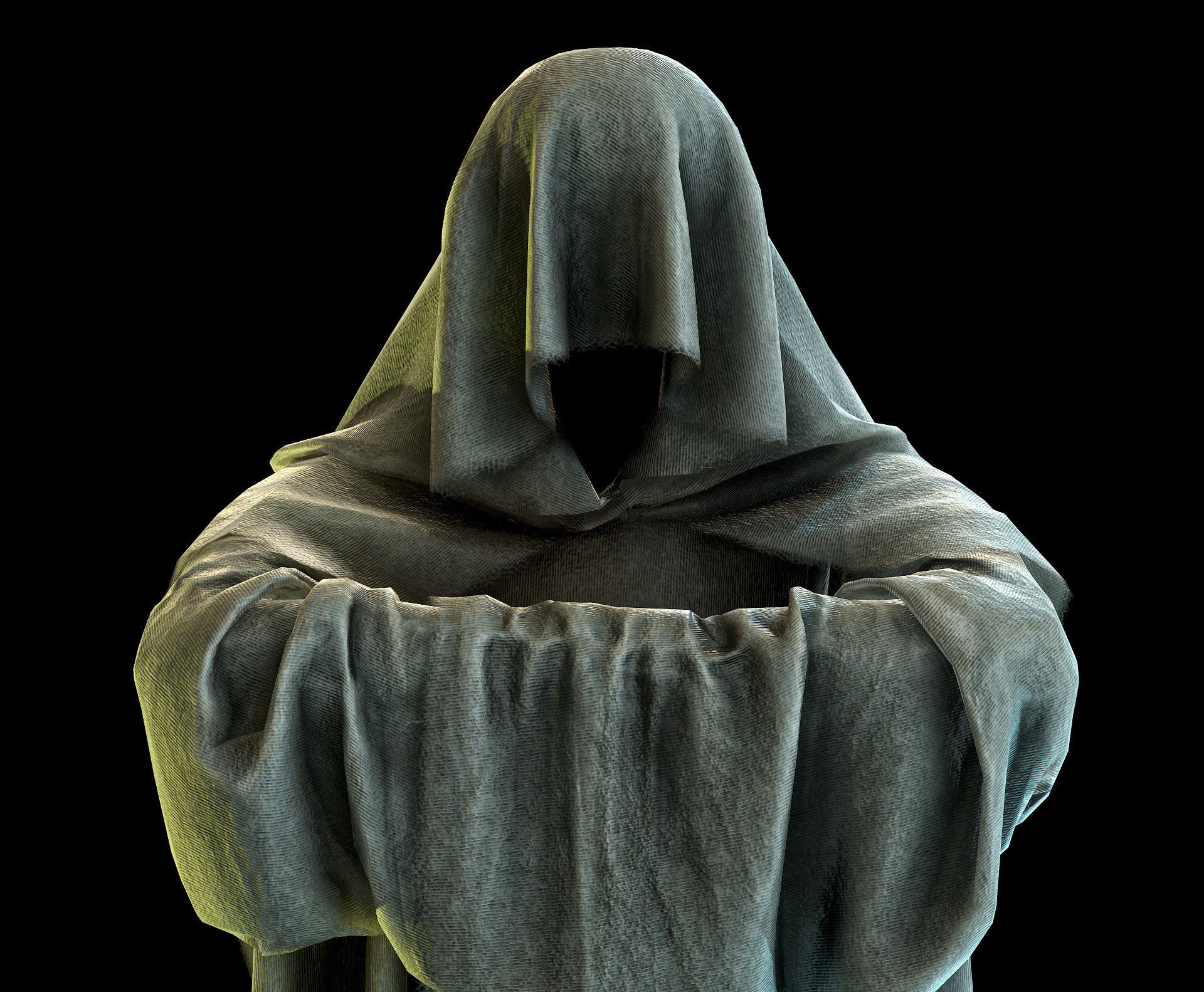 3D model Game-Ready Monk man in cloak VR / AR / low-poly | CGTrader