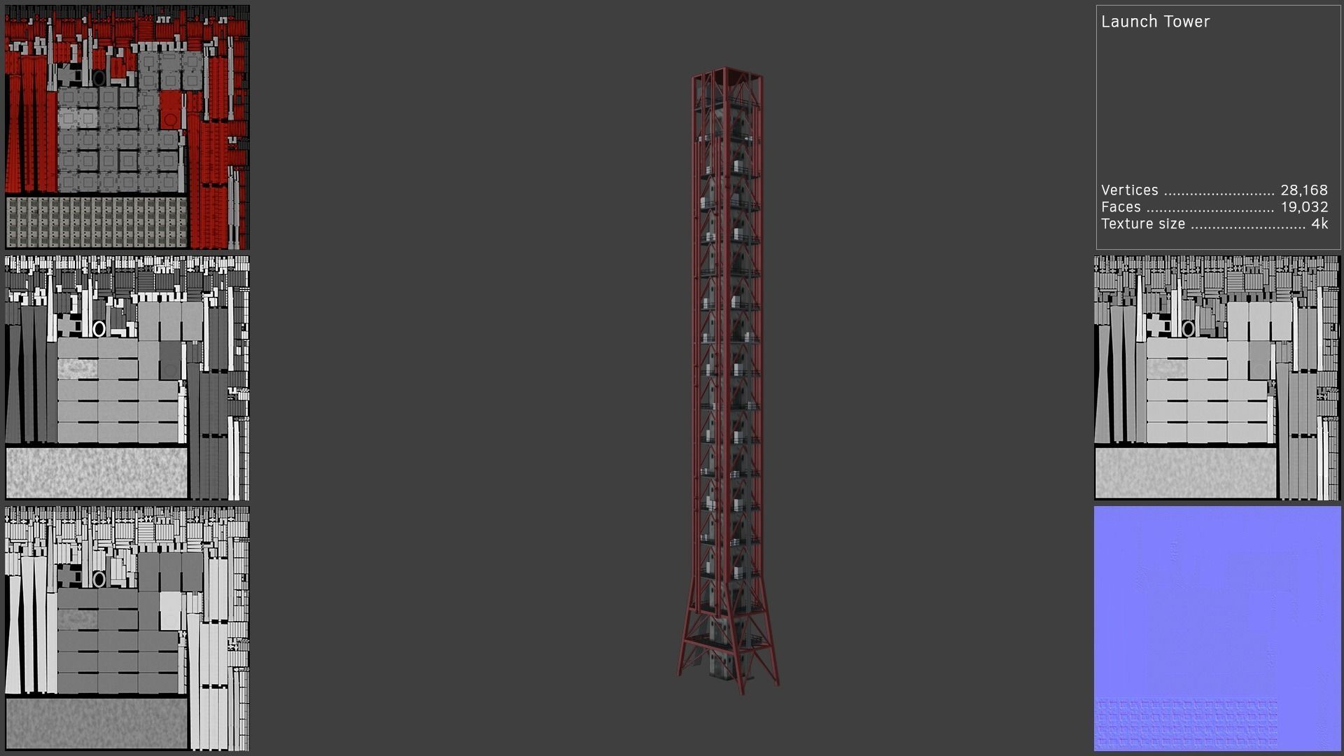 Saturn V Launch Vehicle with Apollo Spacecraft and Launch Tower 3D ...