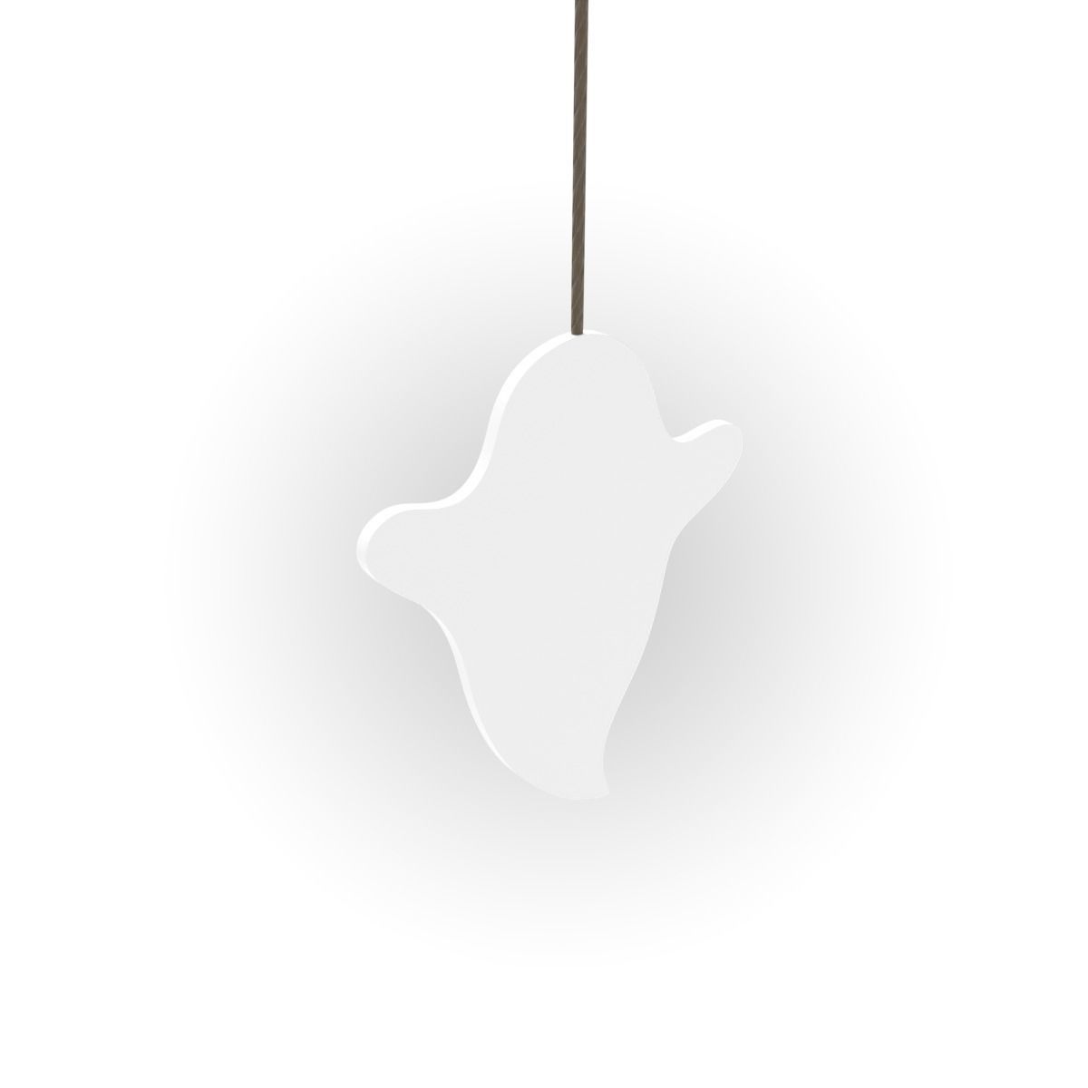 Cartoon Ghost on a String free 3D model | CGTrader