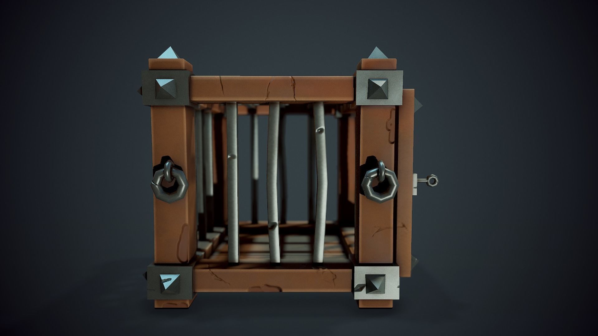 3D model Stylized Cage - Tutorial Included VR / AR / low-poly | CGTrader