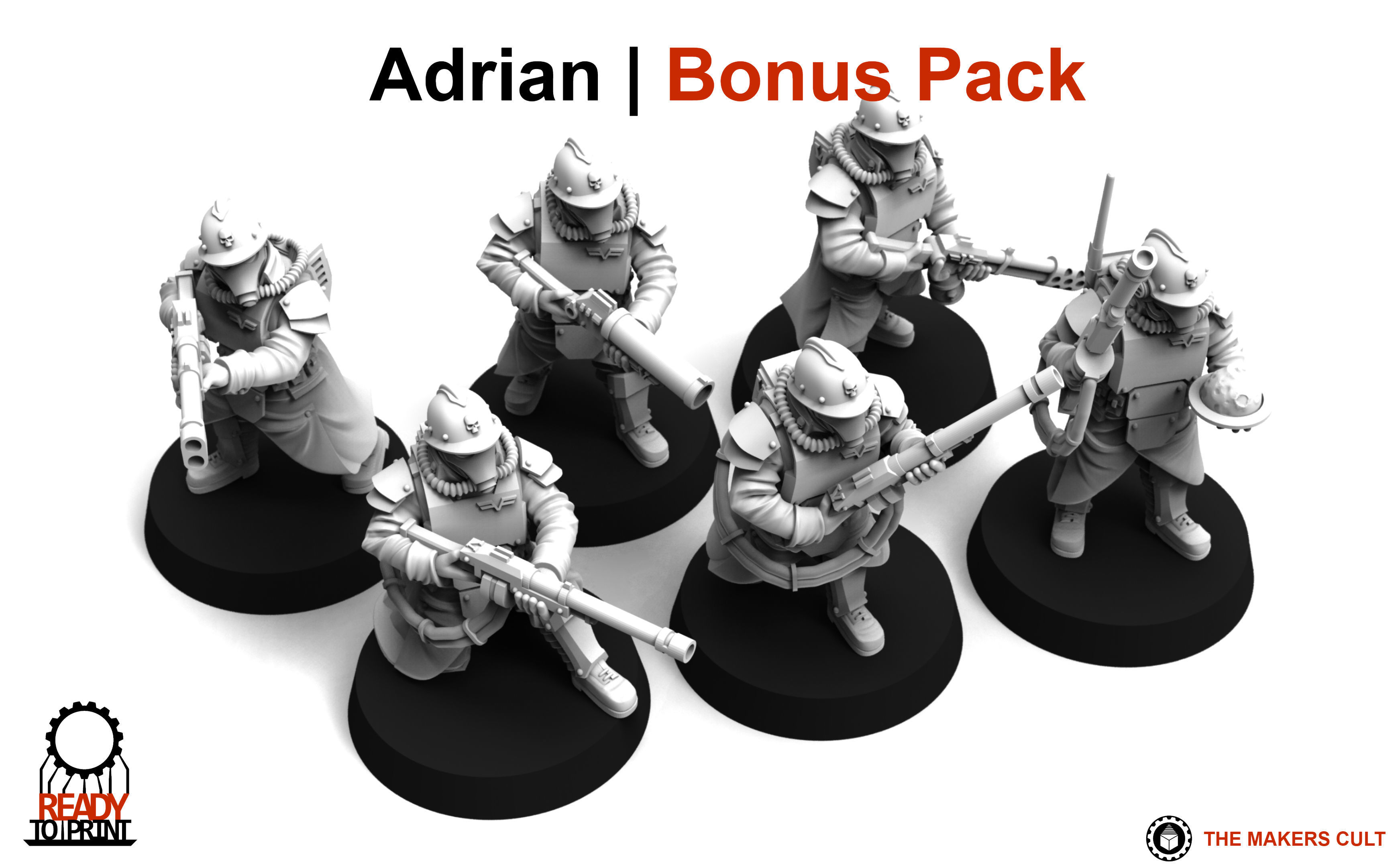 Valour Korps - Shock Infantry Builder 3D model 3D printable | CGTrader