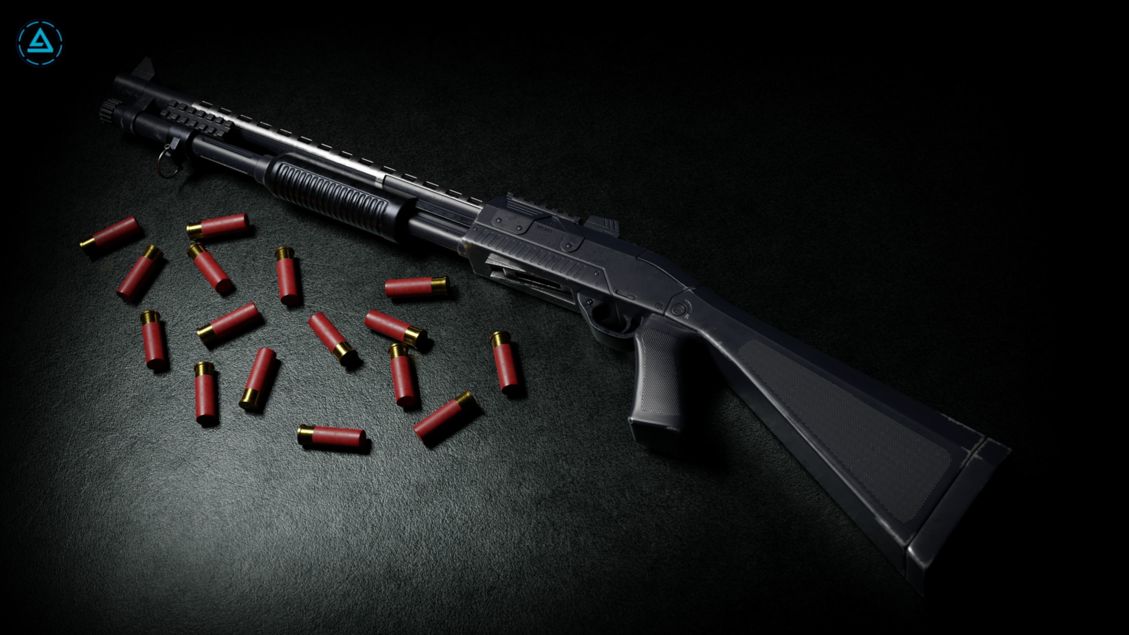 3D model SPAZ M4 Shotgun VR / AR / low-poly | CGTrader