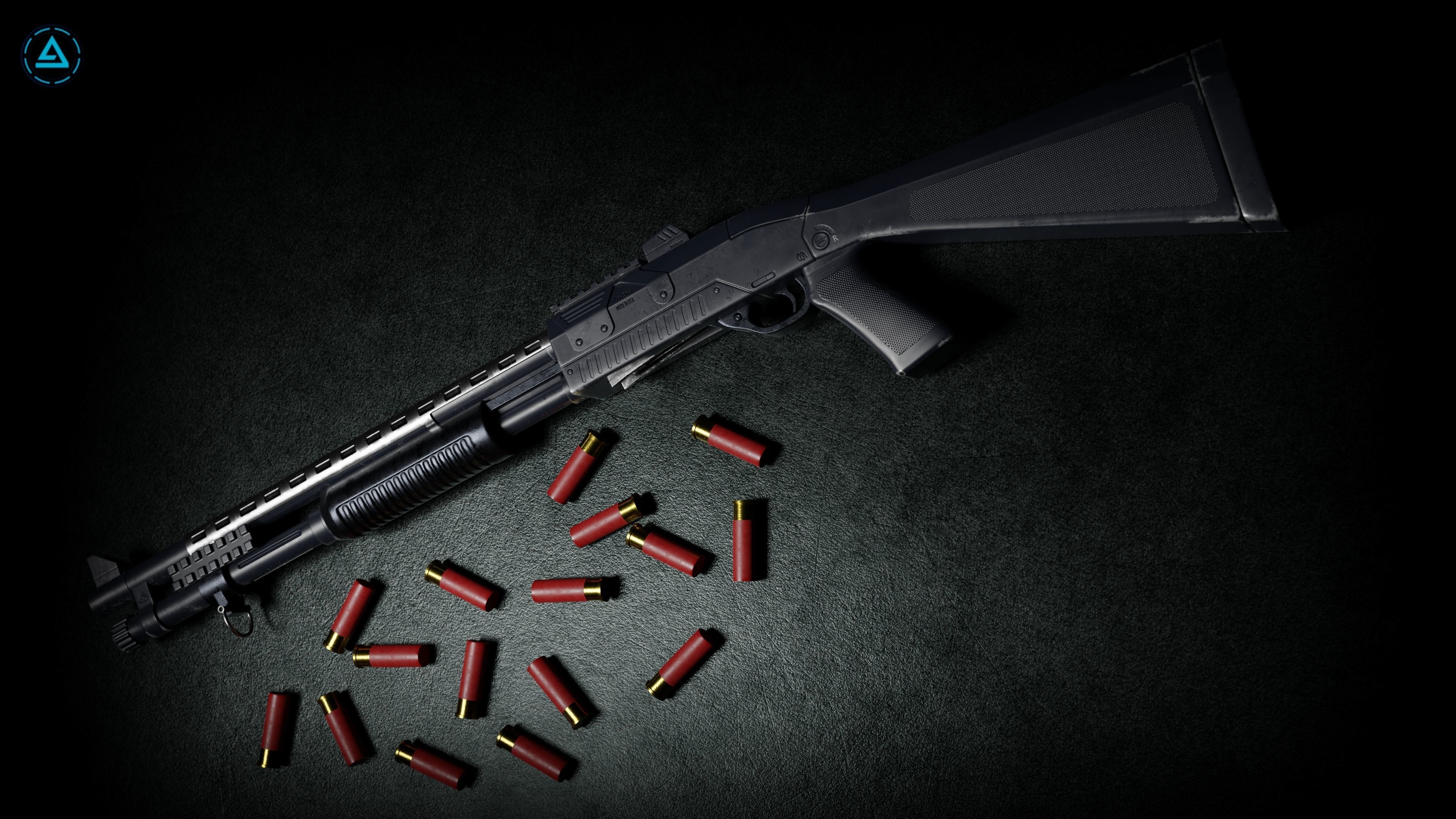 3D model SPAZ M4 Shotgun VR / AR / low-poly | CGTrader