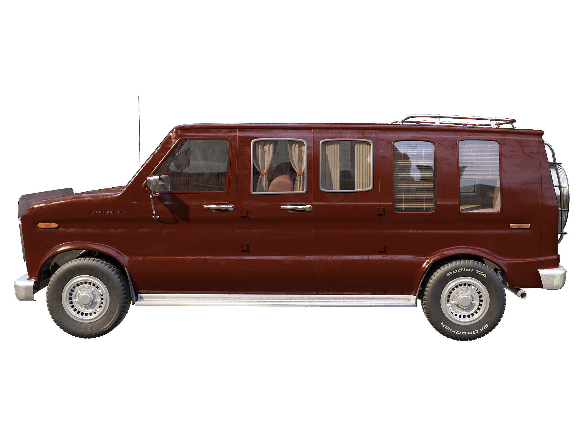 Ford Econoline 1984 3D model | CGTrader