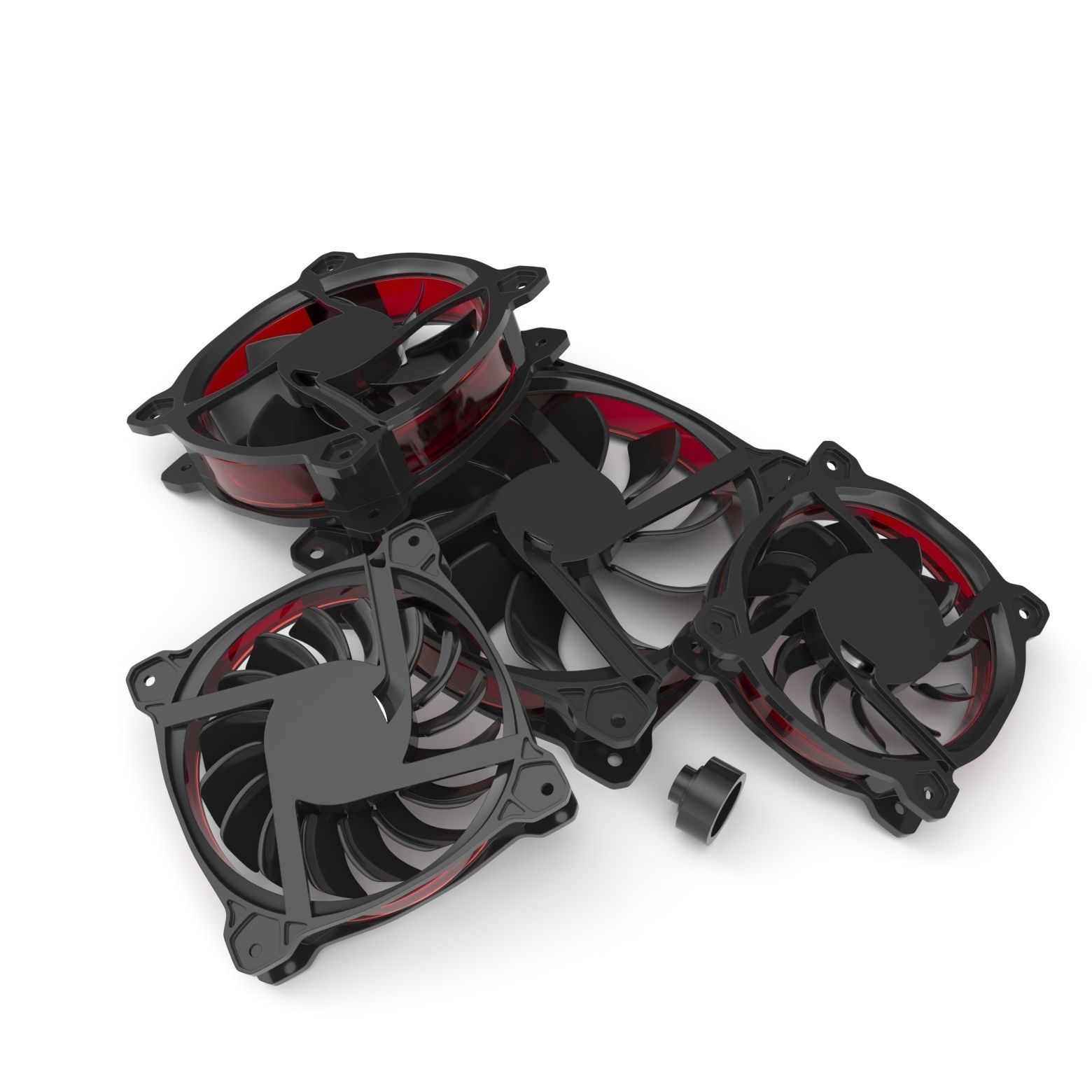 Fan-machine from the hard disk 3D model 3D printable | CGTrader