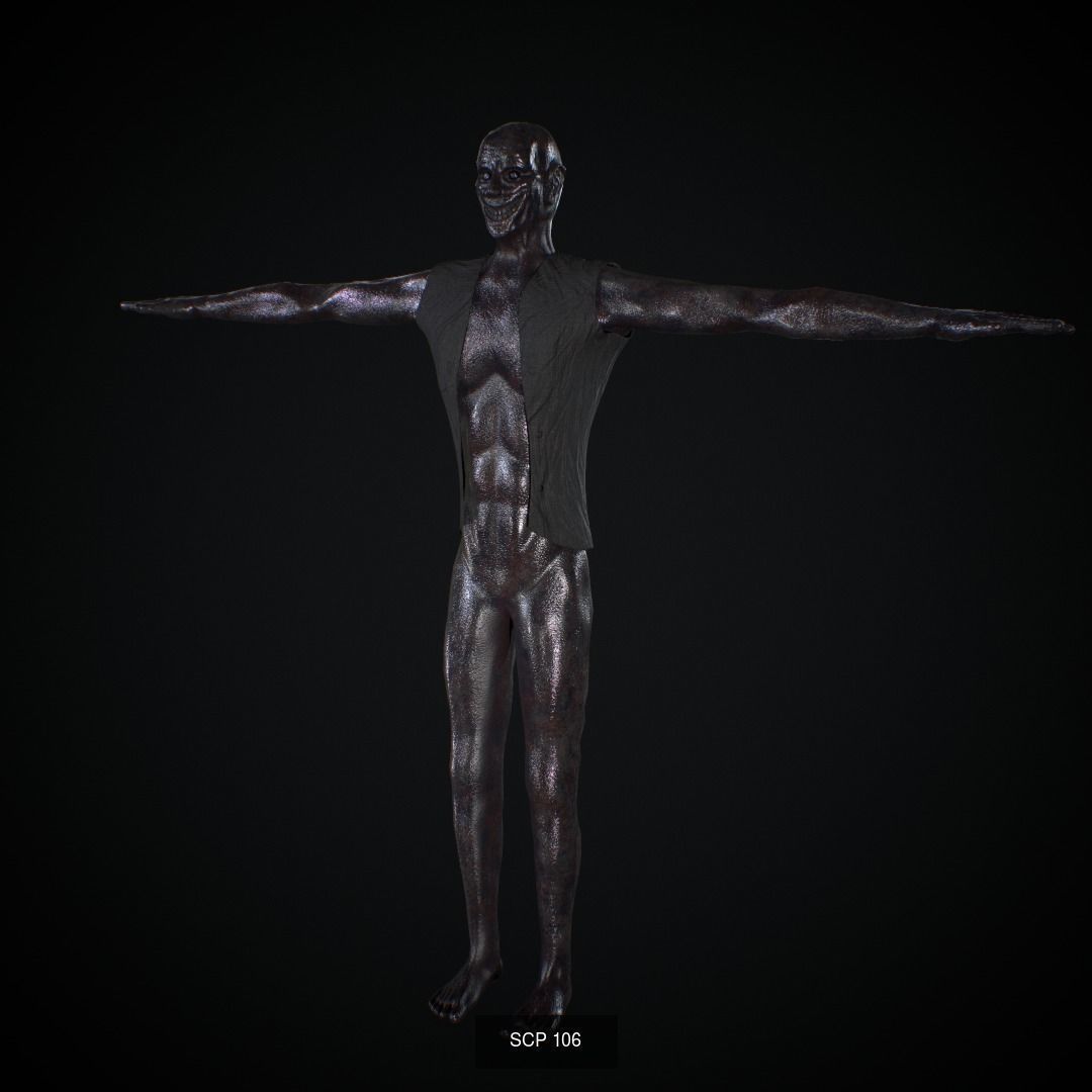 SCP 3D Model Collection person in cloak VR / AR / low-poly | CGTrader