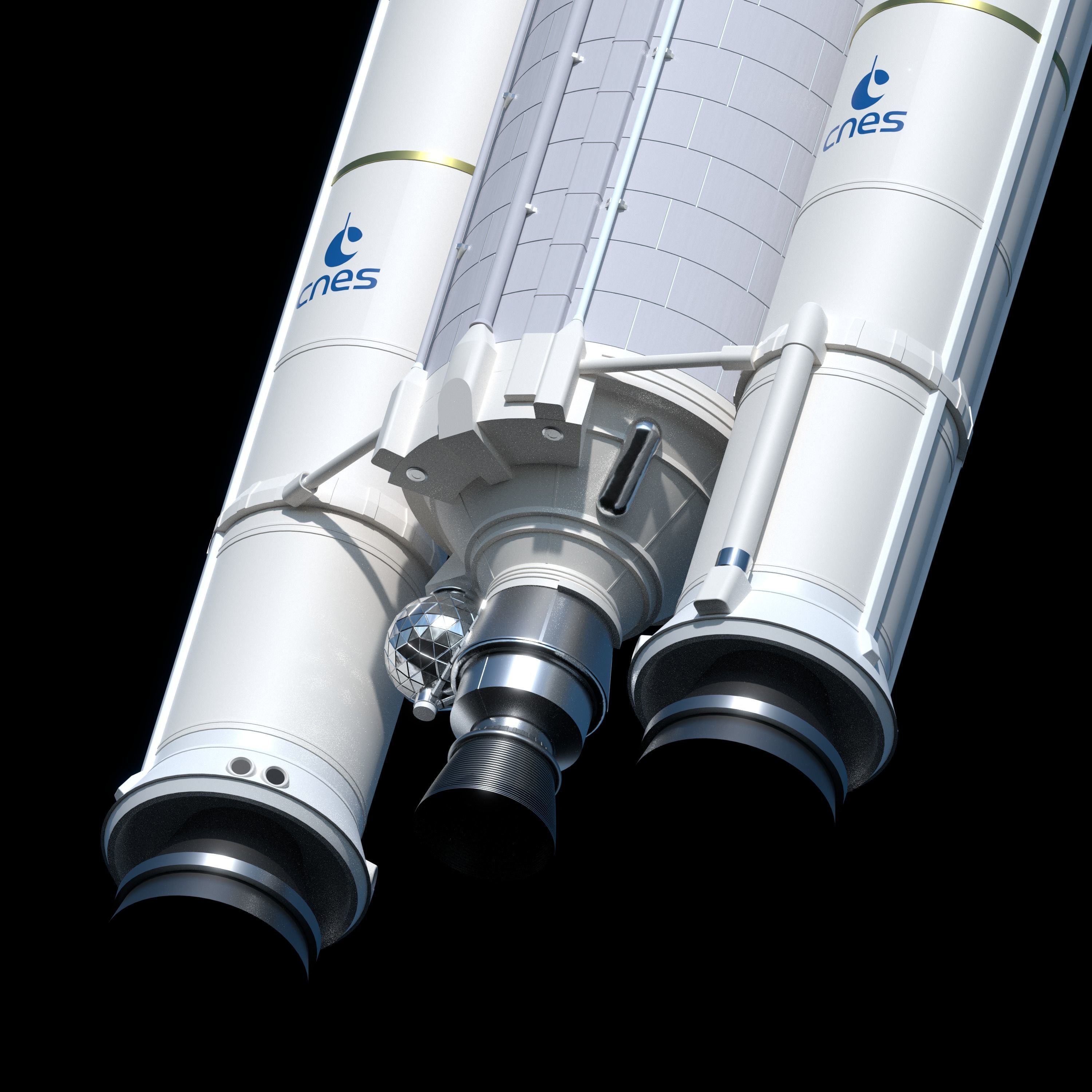Ariane 5 ECA rocket 3D model | CGTrader