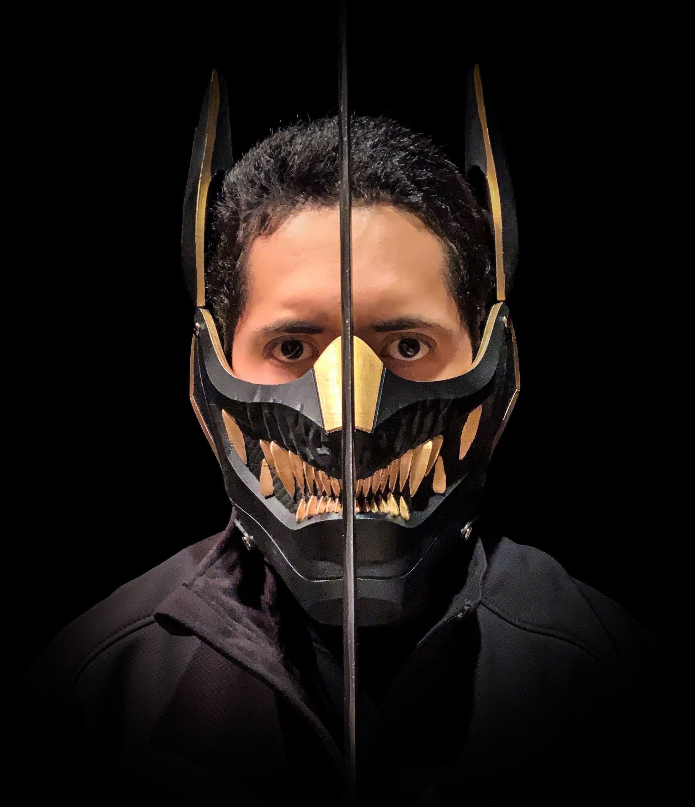 Oni Batman Mask 3D model 3D printable | CGTrader