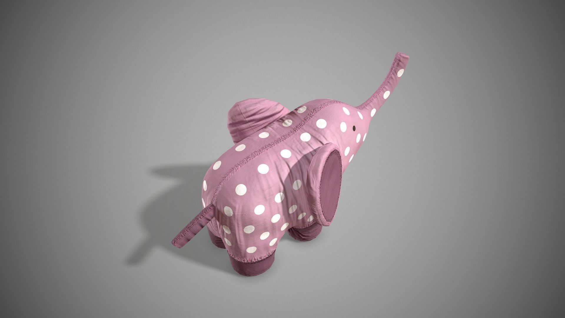 3D model Rag Elephant Toy VR / AR / low-poly | CGTrader