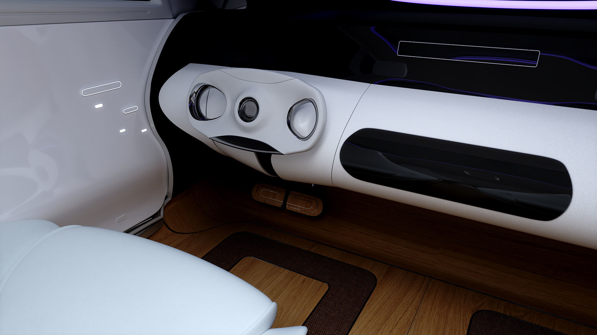 Autonomous Concept Car 3D model animated rigged | CGTrader