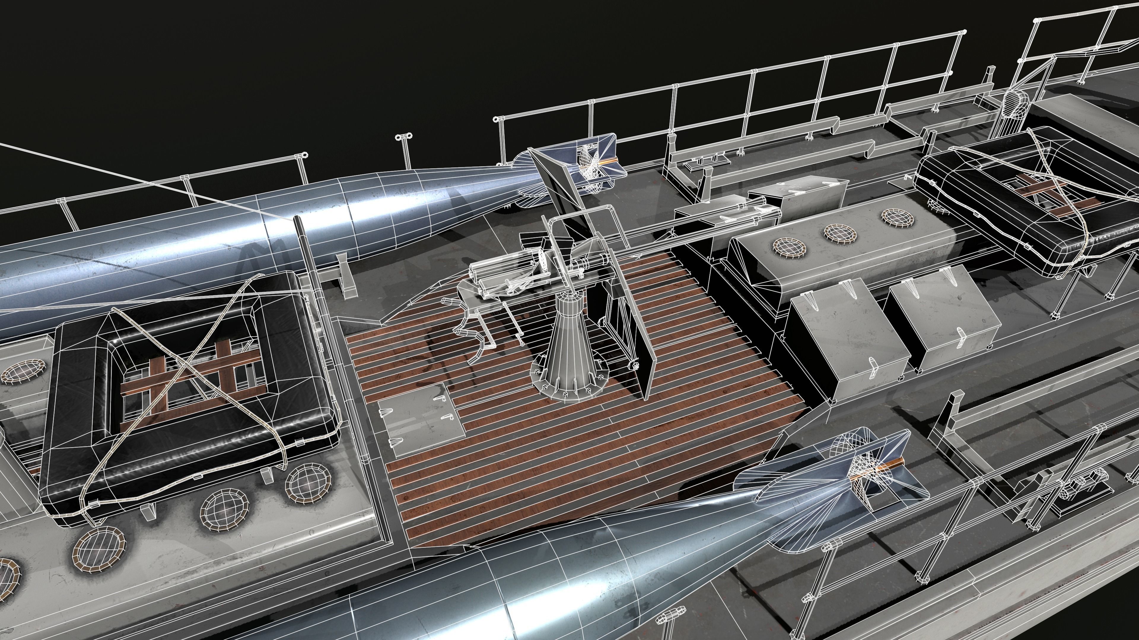 3D model Torpedo boat S-100 VR / AR / low-poly | CGTrader