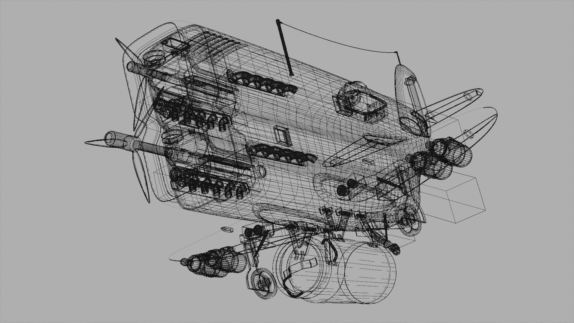 3D model Helicopter with guns and missiles VR / AR / low-poly | CGTrader