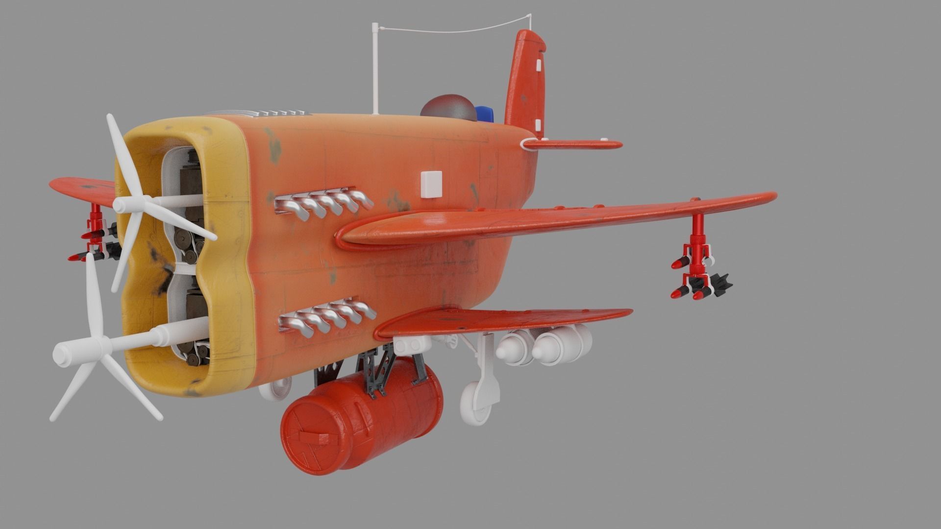 3D model Helicopter with guns and missiles VR / AR / low-poly | CGTrader