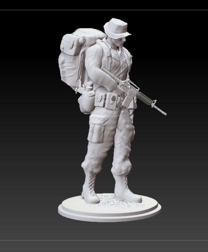 Vietnam Era LRRP 3D model 3D printable | CGTrader