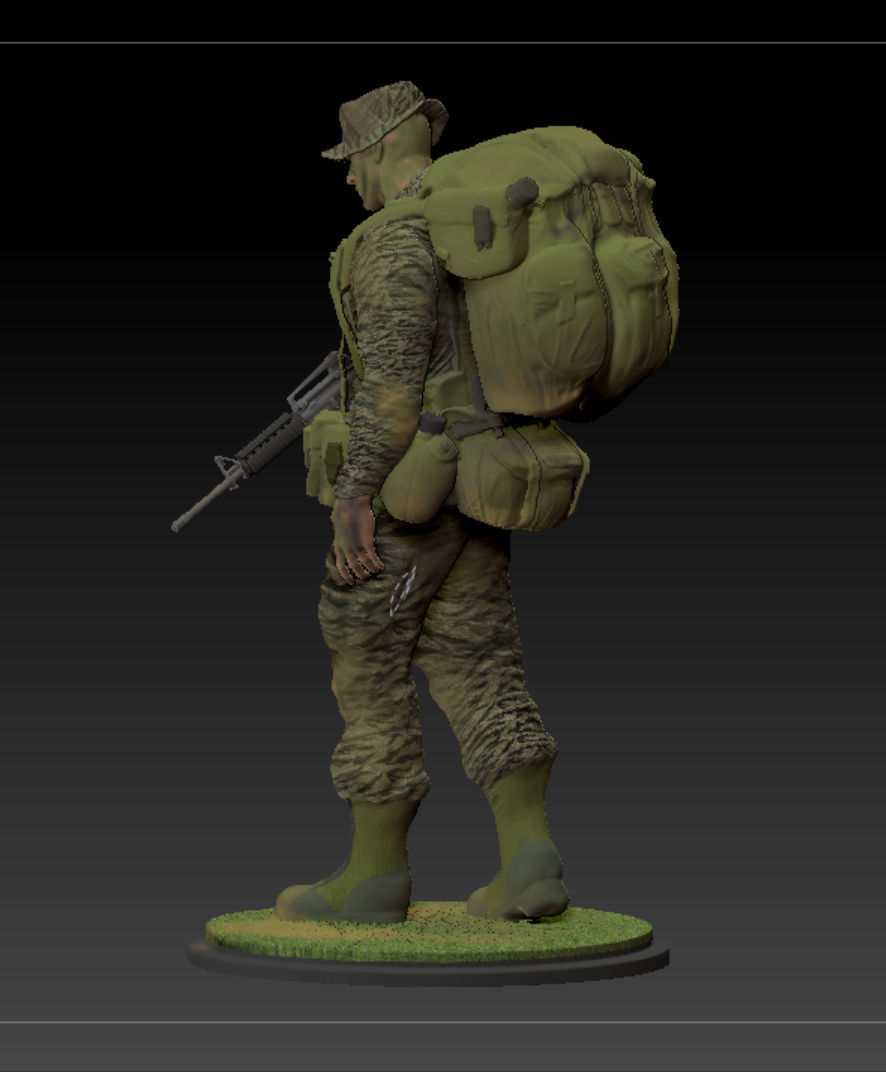 Vietnam Era LRRP 3D model 3D printable | CGTrader