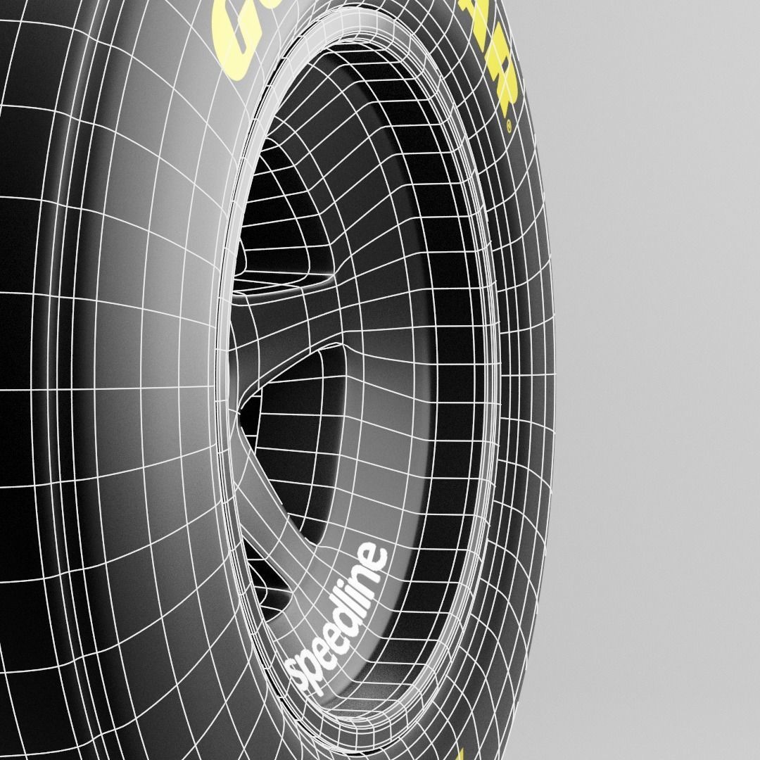 90s Speedline Formula 1 Wheel 3D model | CGTrader