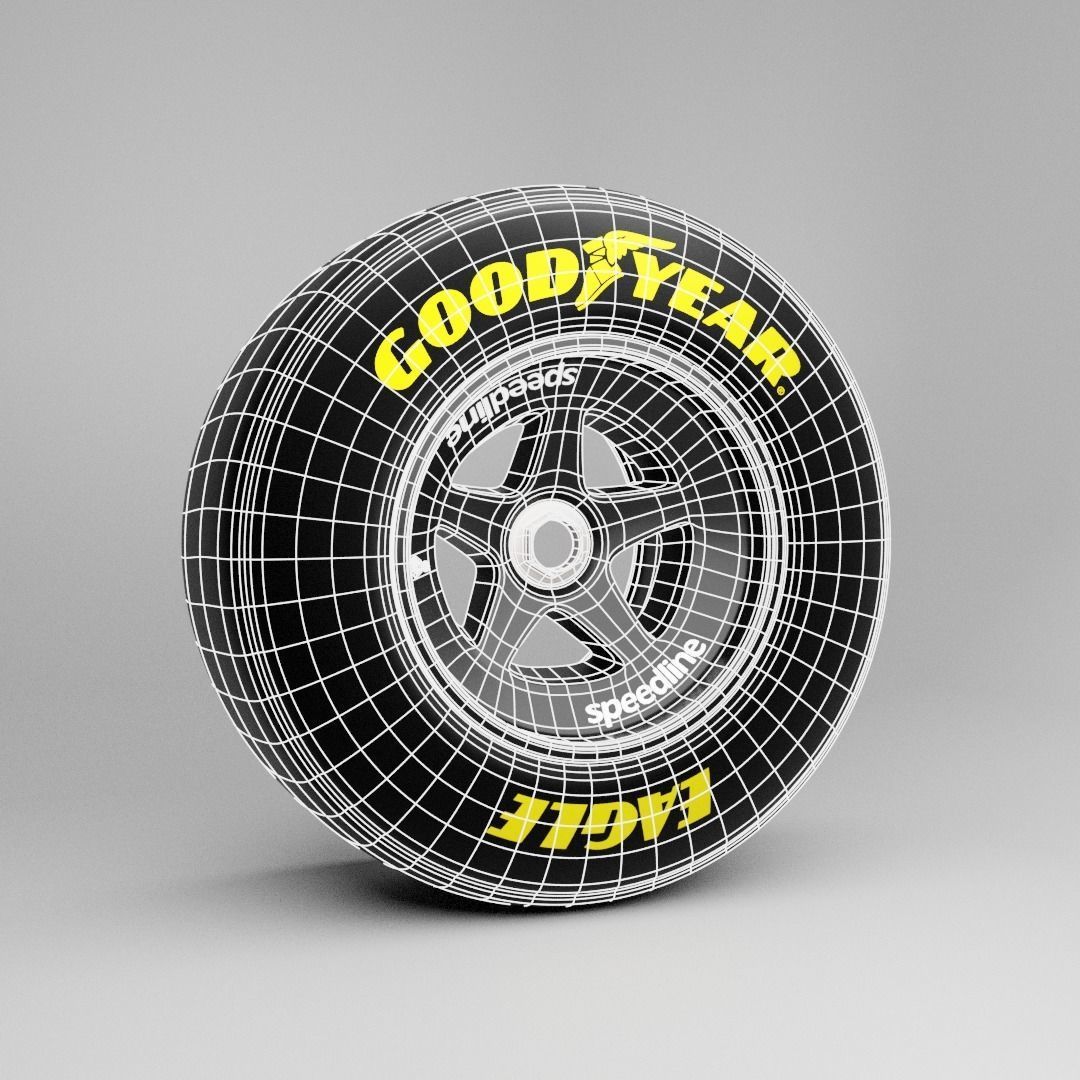 90s Speedline Formula 1 Wheel 3D model | CGTrader