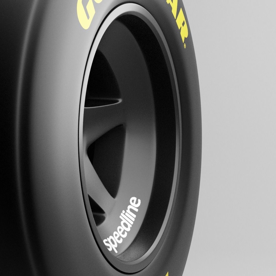 90s Speedline Formula 1 Wheel 3D model | CGTrader