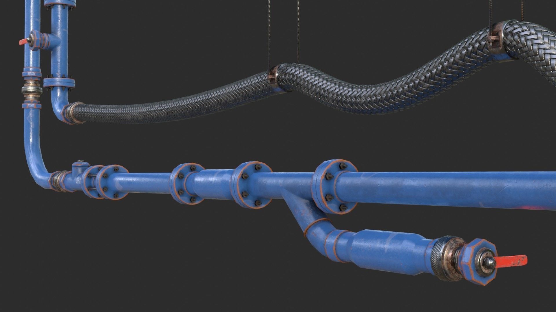 Modular Pipes - Industrial Collection | CGTrader