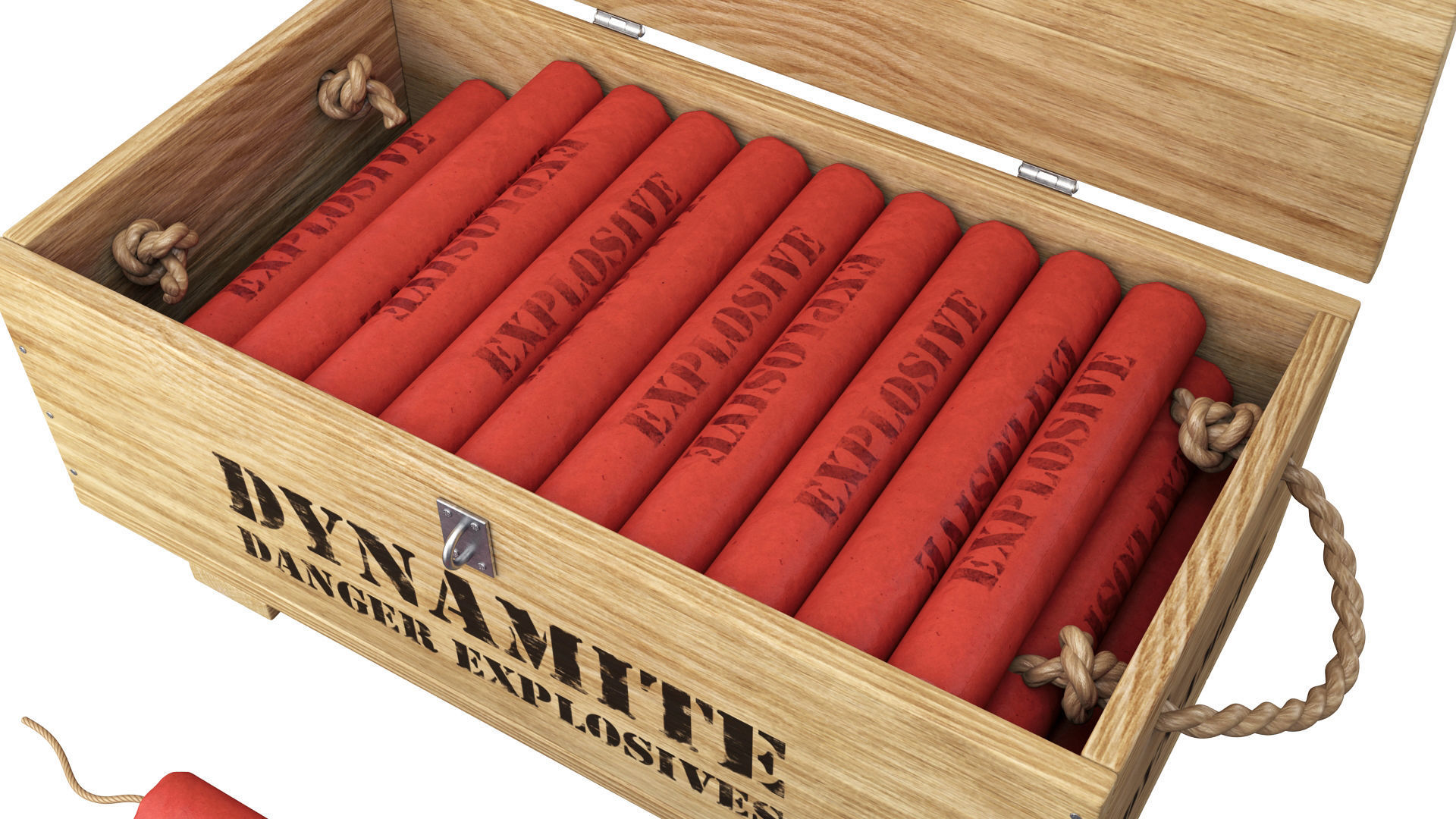 Dynamite box 3D model | CGTrader