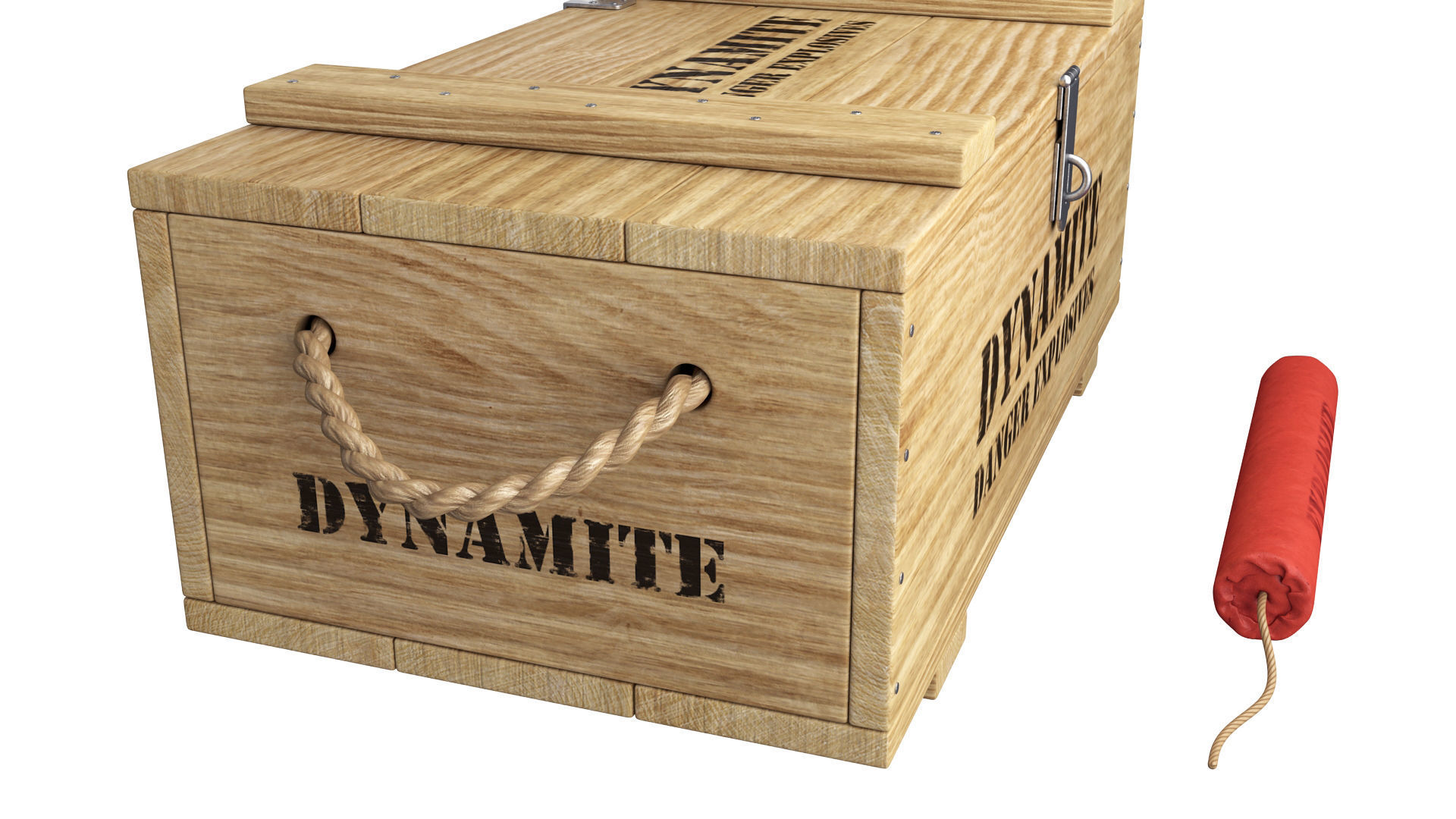 Dynamite box 3D model | CGTrader