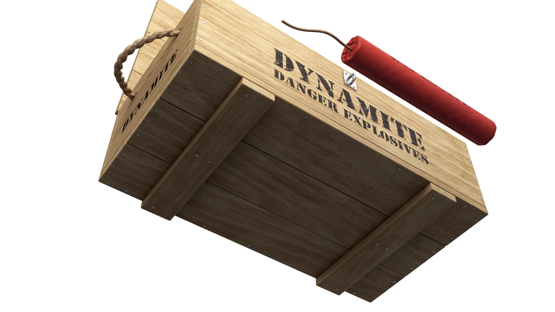 Dynamite box 3D model | CGTrader
