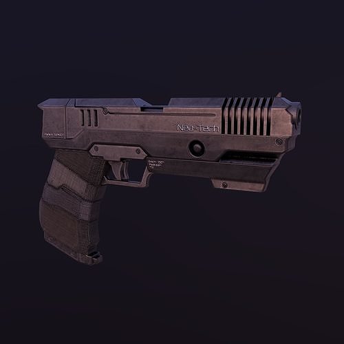 3D model Sci-Fi Glock VR / AR / low-poly | CGTrader