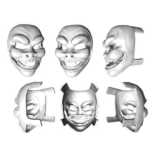 Fantasy Fiction Sci-Fi Alien Monster Character Mask 3D model 3D ...