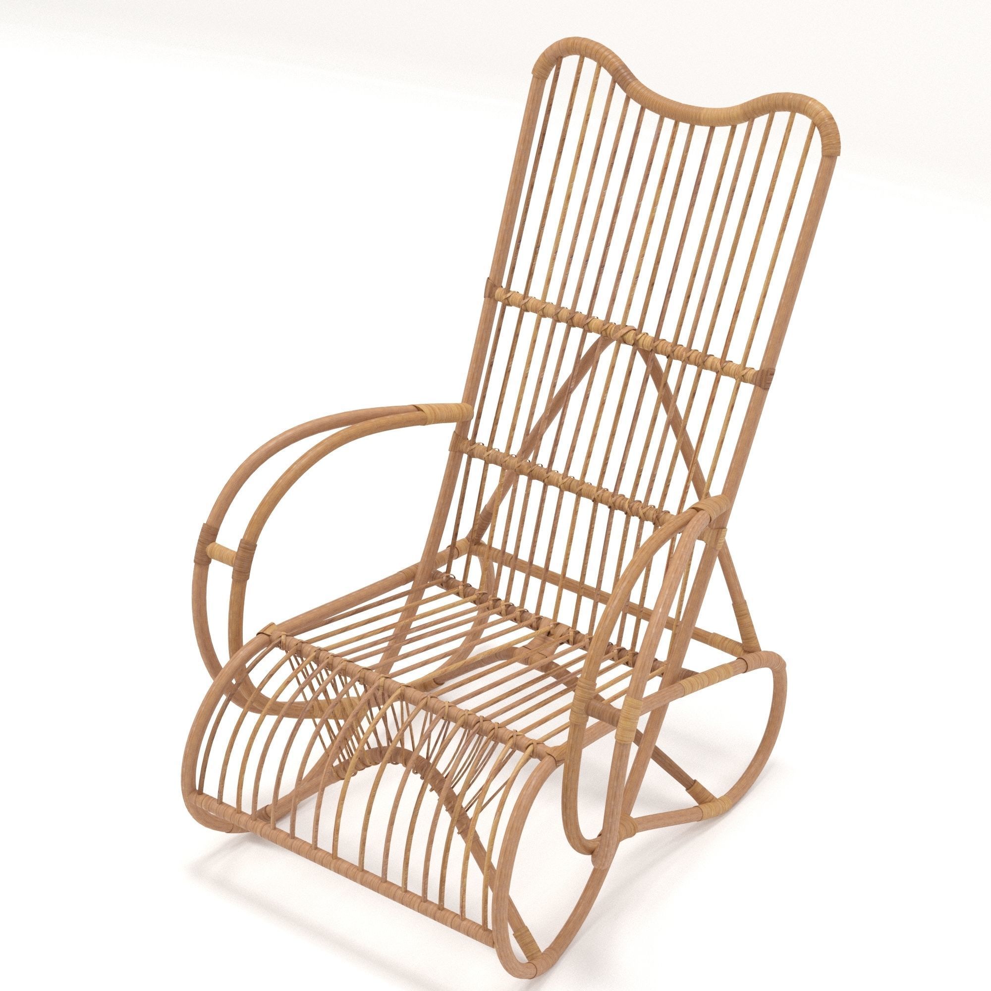Dallas Rattan Chair 3D model | CGTrader