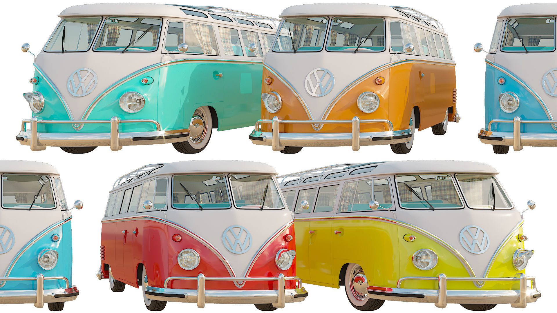 Volkswagen T1 3D model | CGTrader