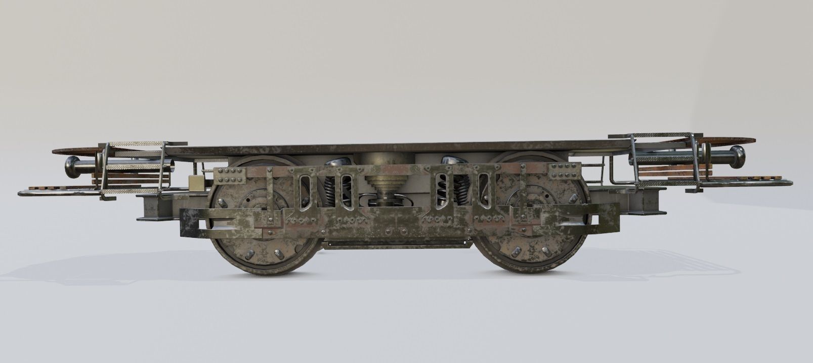 3D model train wheels with pbr textures VR / AR / low-poly | CGTrader